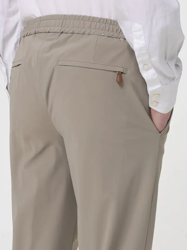 PT TORINO Technical Fabric Drawstring Trousers - Beige