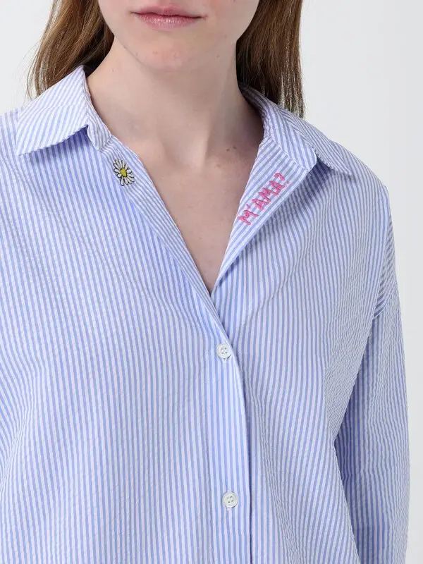 MC2 SAINT BARTH Sangallo Lace Shirt - Sky