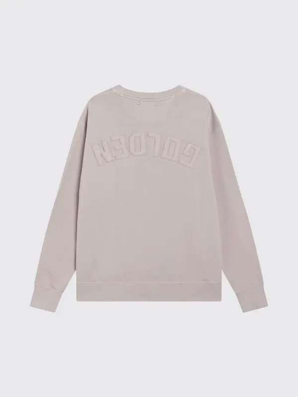 GOLDEN GOOSE Basic Cotton Sweatshirt - Grey