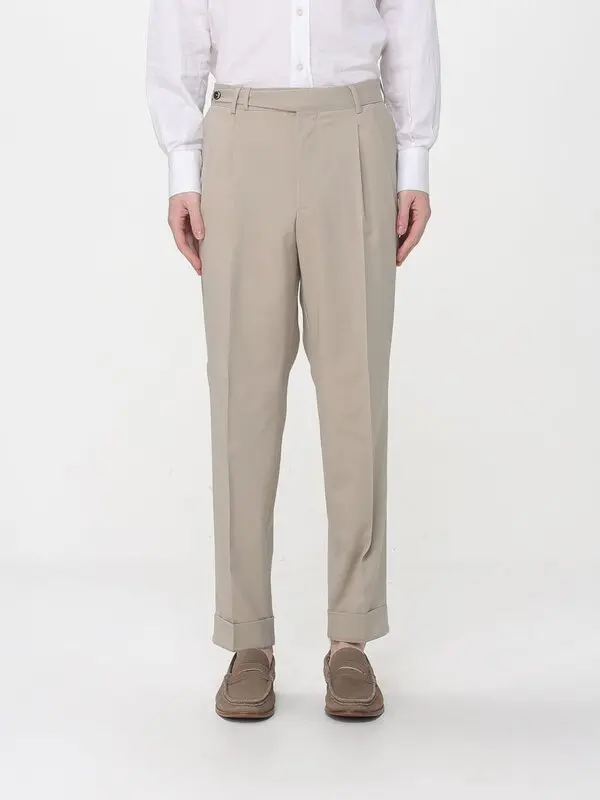 PT TORINO Gabardine Trousers - Beige