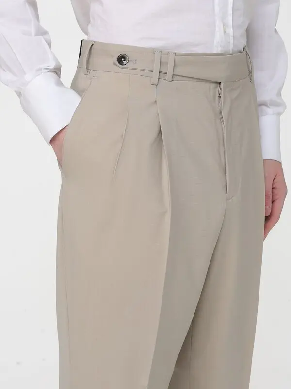 PT TORINO Gabardine Trousers - Beige