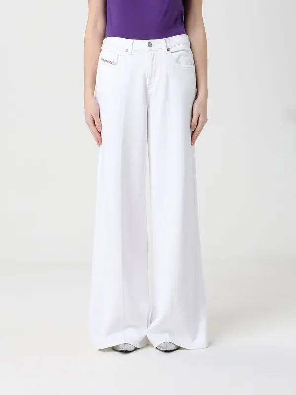 DIESEL® Wide Leg Jeans - White