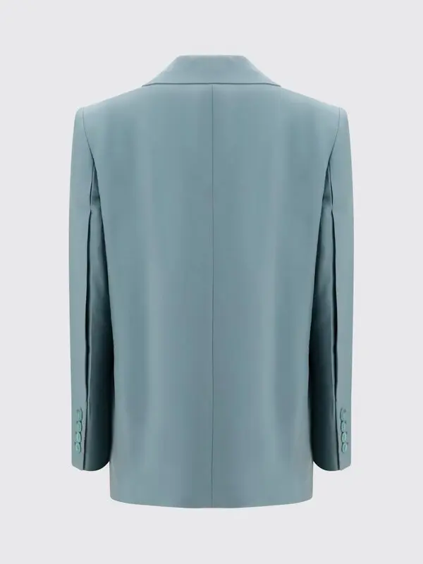Chloé Double-breasted Merino Wool Blazer With Peak Lapels And Flap Pockets
