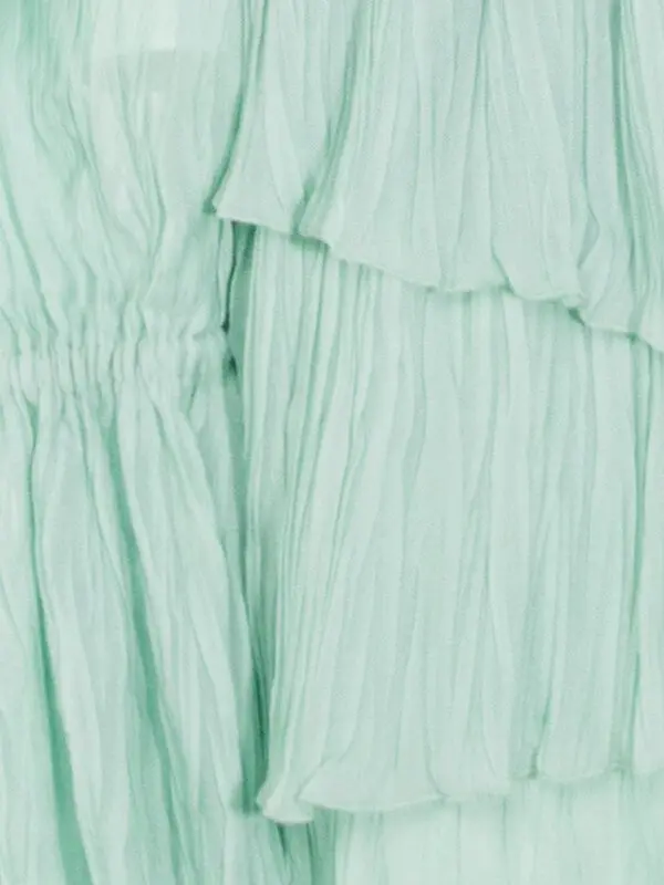 Blumarine Pleated Viscose Dress