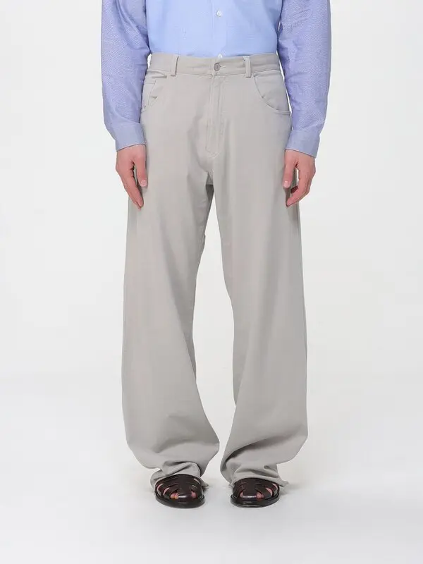 MAISON MARGIELA Wide Leg Cotton Trousers