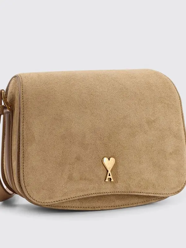 AMI Paris Bag In Suede