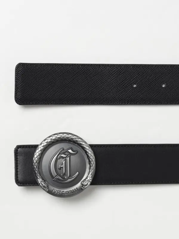 Just Cavalli Belt With Embellished Buckle
