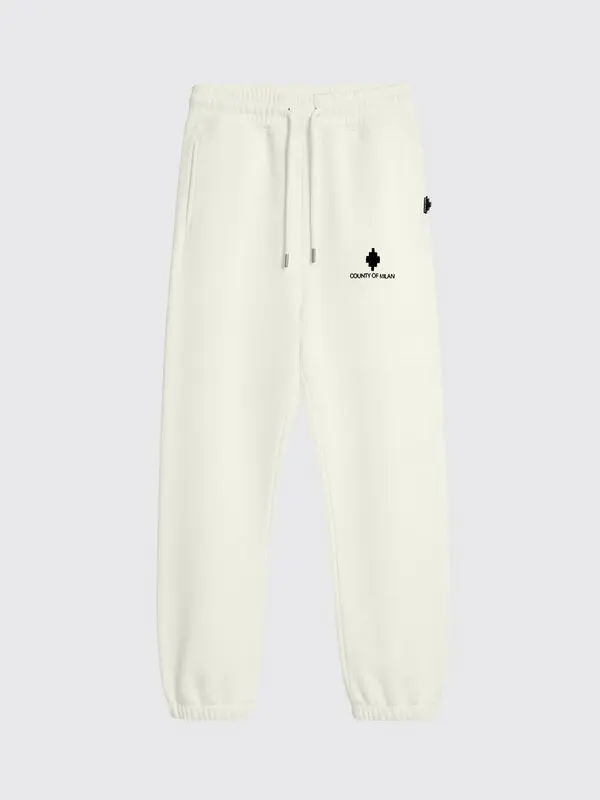 COUNTY OF MILAN Cotton Jogging Trousers - White