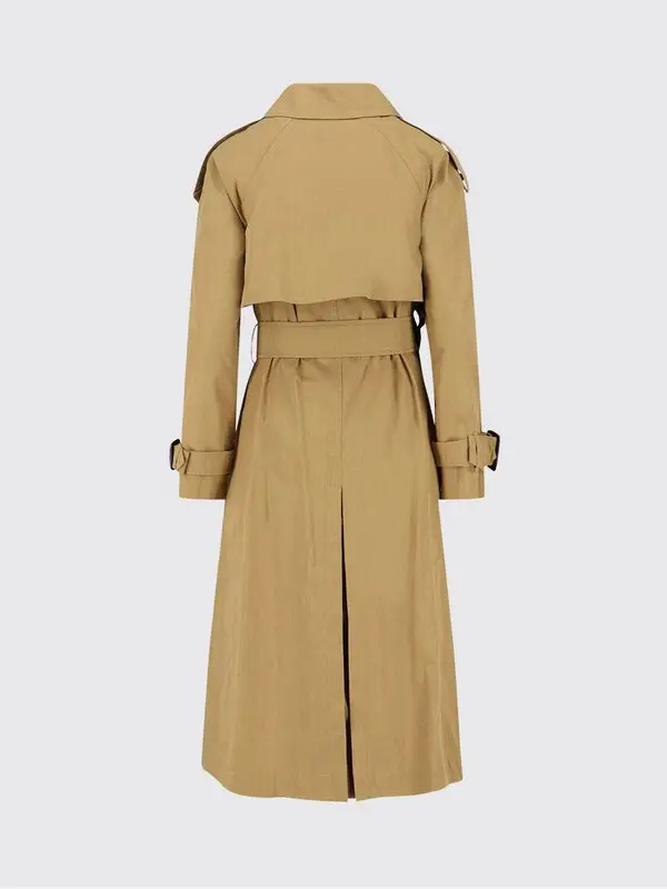 Burberry Double-breasted Trench Coat In Cotton Blend