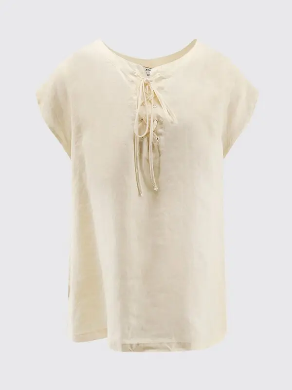 Aspesi Vissuto Linen Top - Natural