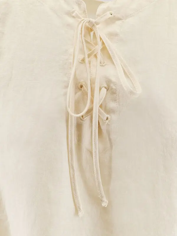 Aspesi Vissuto Linen Top - Natural