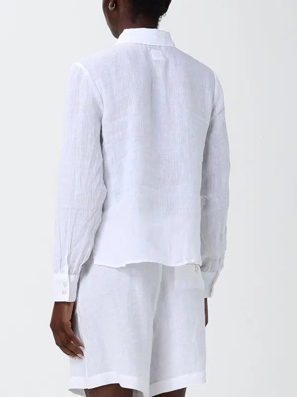 120% Lino Linen Shirt - White