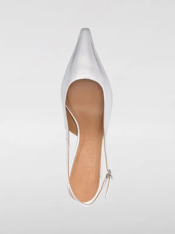 AeydĒ Slingback Pointed Toe Kitten Heel
