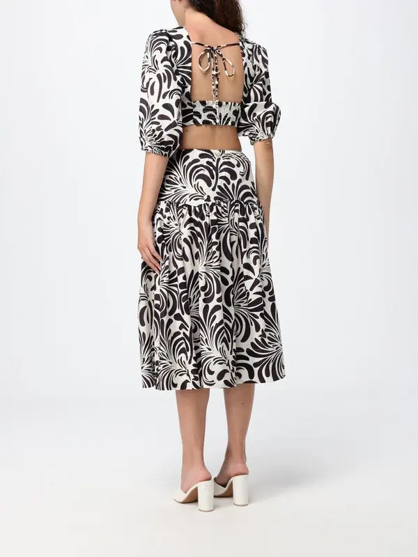 TWINSET Printed Cotton Set - Coffee