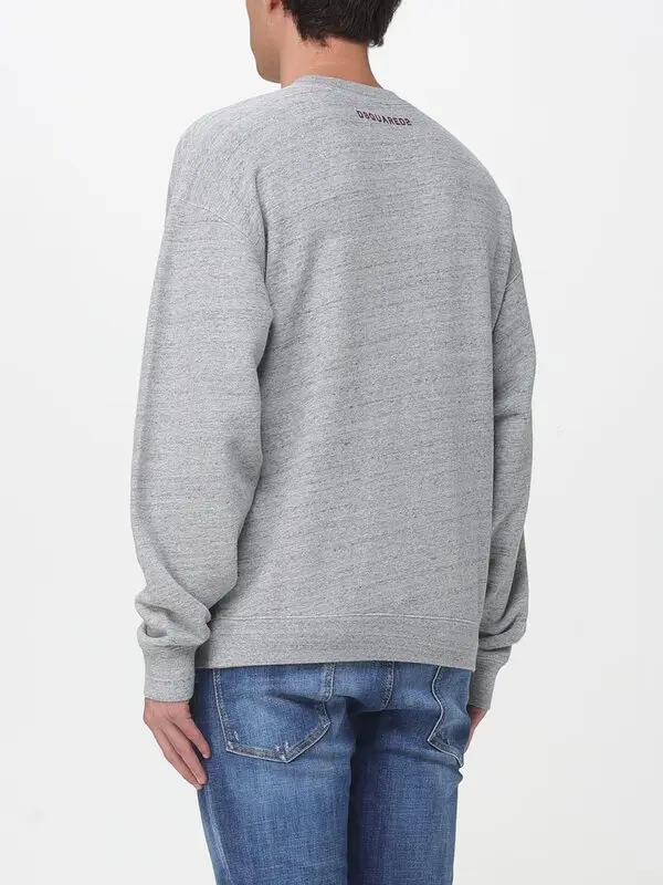 Dsquared2 Logo Cotton Crewneck Sweatshirt