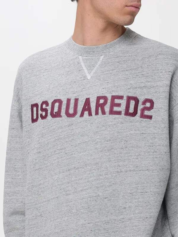 Dsquared2 Logo Cotton Crewneck Sweatshirt