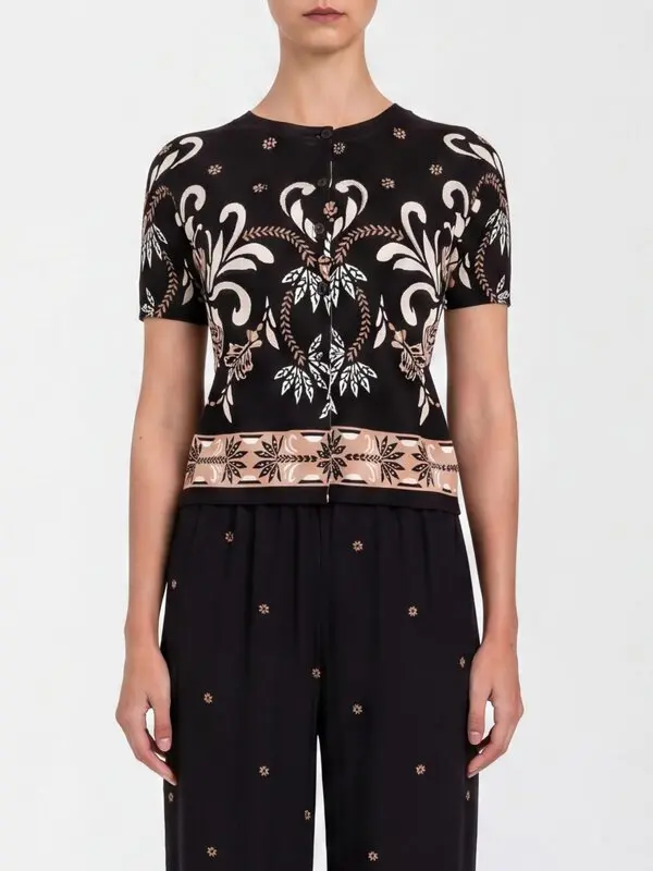 TWINSET Printed Cotton Blend Knit