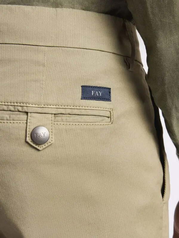 FAY Trousers - Green