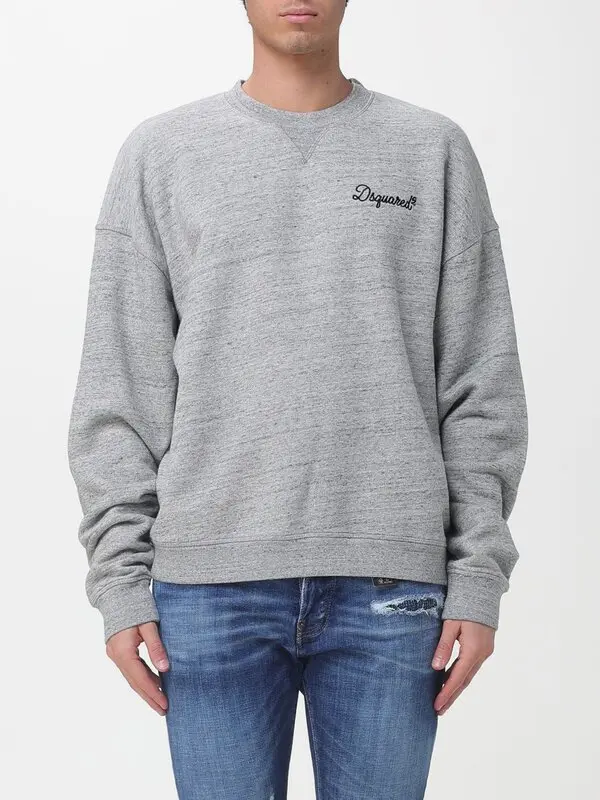 Dsquared2 Logo Cotton Crewneck Sweatshirt