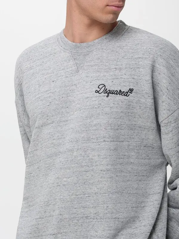 Dsquared2 Logo Cotton Crewneck Sweatshirt