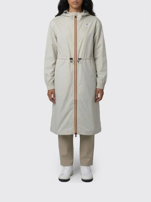 K-WAY Le Vrai 4.0 Delia Nylon Hooded Jacket - Beige