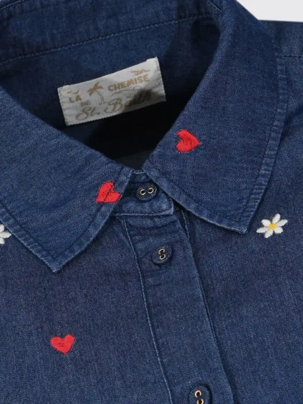 MC2 SAINT BARTH Embroidered Cotton Shirt - Multicolor