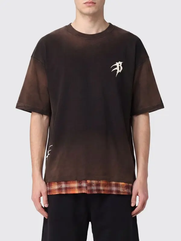 BARROW Printed Cotton T-shirt - Black