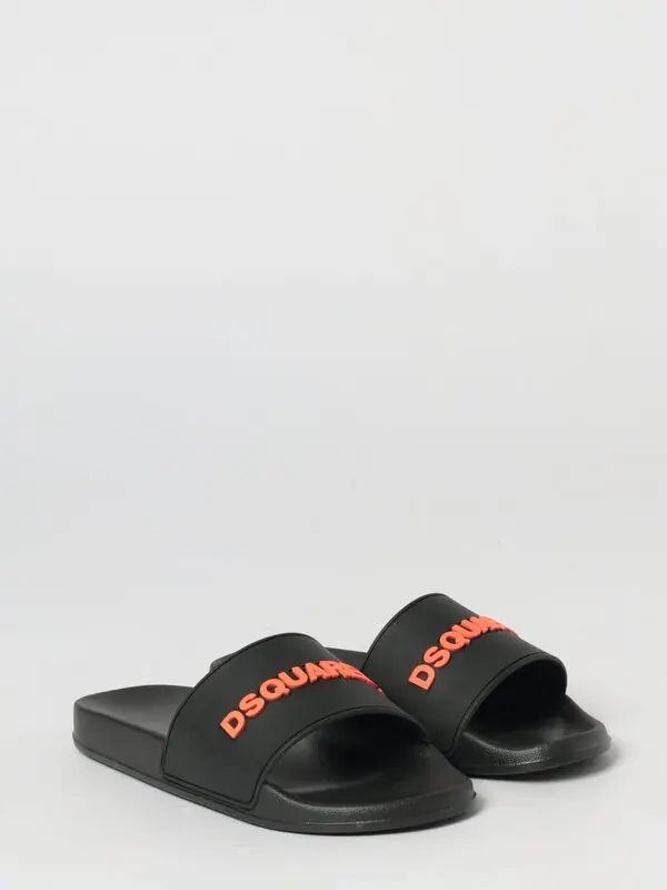 Dsquared2 Slide Sandals With Logo Detail