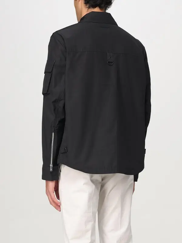 Moose Knuckles Zip Up Jacket With Collared Neckline