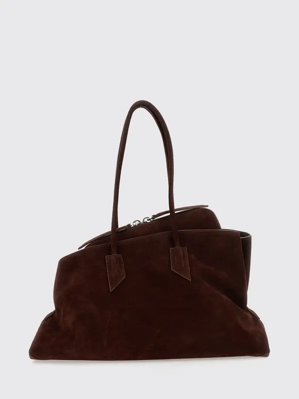 Attico Suede Shoulder Bag - Brown