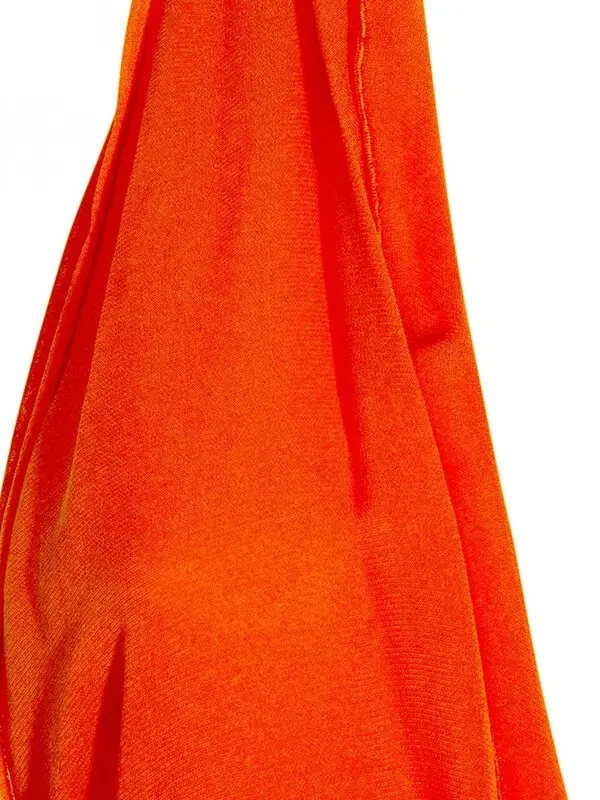 Blumarine Viscose Long Dress - Orange