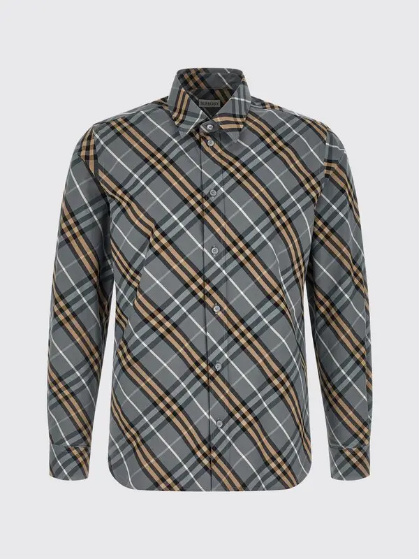 Burberry Casual Cotton Shirt With Vintage Check Print