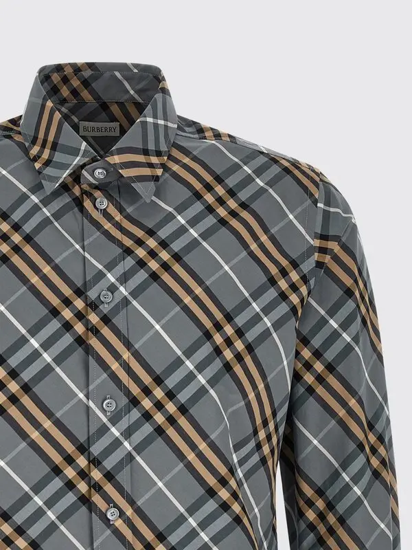 Burberry Casual Cotton Shirt With Vintage Check Print