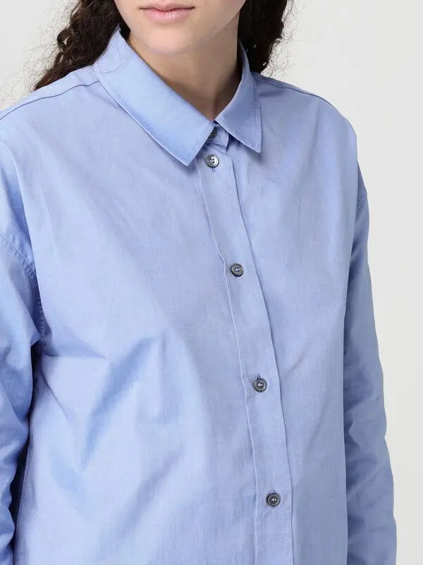 Max Mara Classic Poplin Shirt - Gnawed Blue