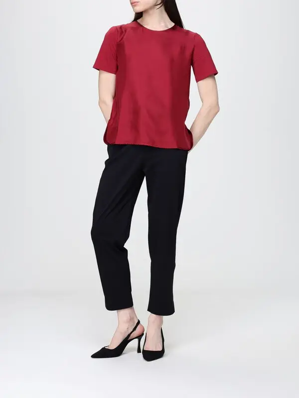 Max Mara Satin Blouse - Red