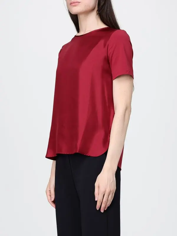 Max Mara Satin Blouse - Red