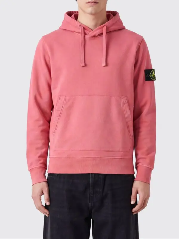 Stone Island Hooded Sweatshirt - Pink