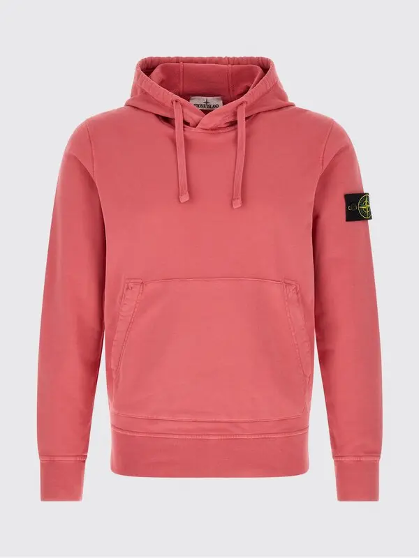Stone Island Hooded Sweatshirt - Pink