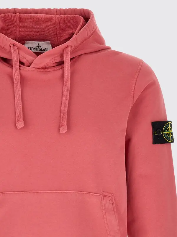 Stone Island Hooded Sweatshirt - Pink