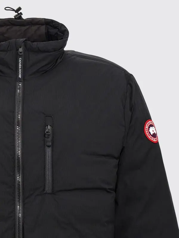 Canada Goose Lightweight Down Jacket With High Neck And Logo Patch