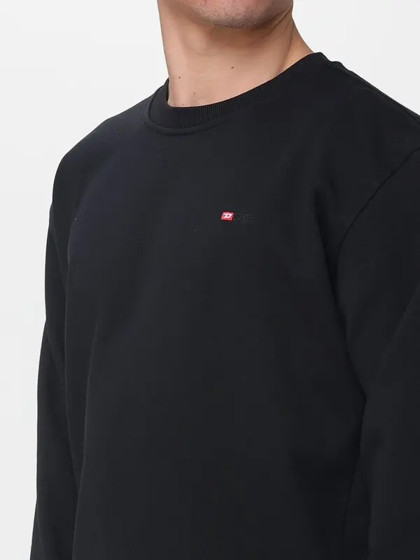 DIESEL® Crewneck Sweatshirt With Oval D Logo