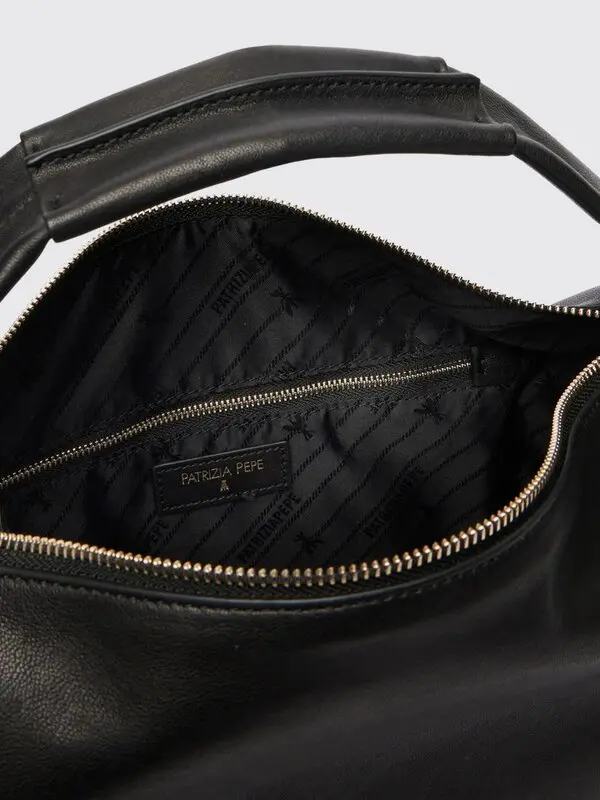 Patrizia Pepe Leather Handbag - Black