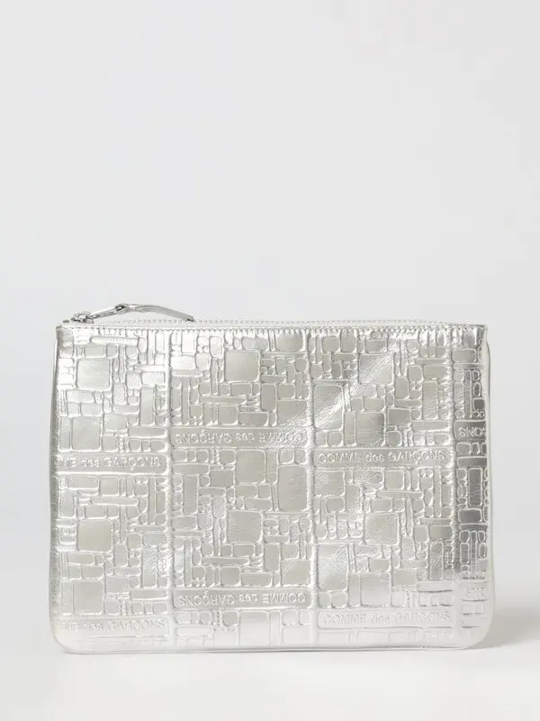 Comme Des Garçons Embossed Leather Pouch