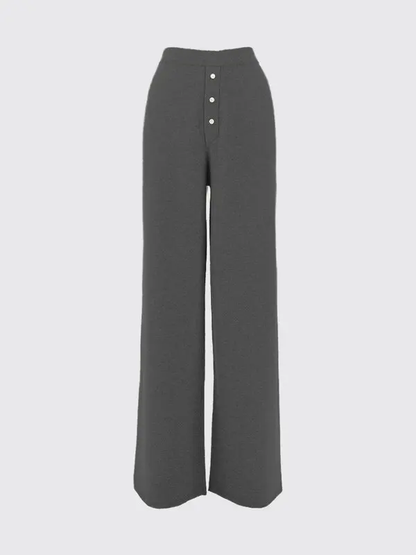 Guest In Residence Wide Leg Button Detailed Trousers