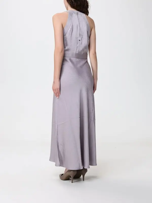BOSS Crêpe Long Dress - Lilac
