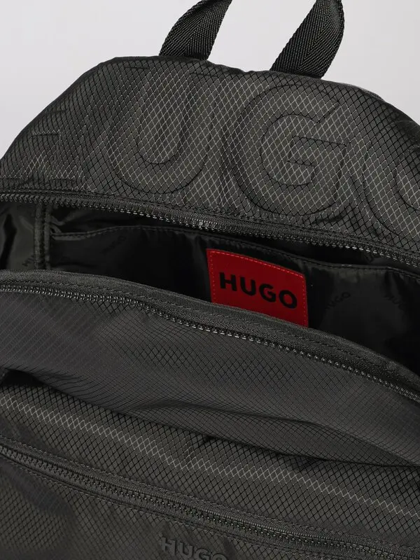 Hugo Nylon Backpack - Black