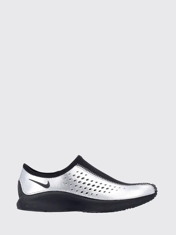 Nike Superfly Moc Slip-on Sneakers In Laminated Leather - Silver