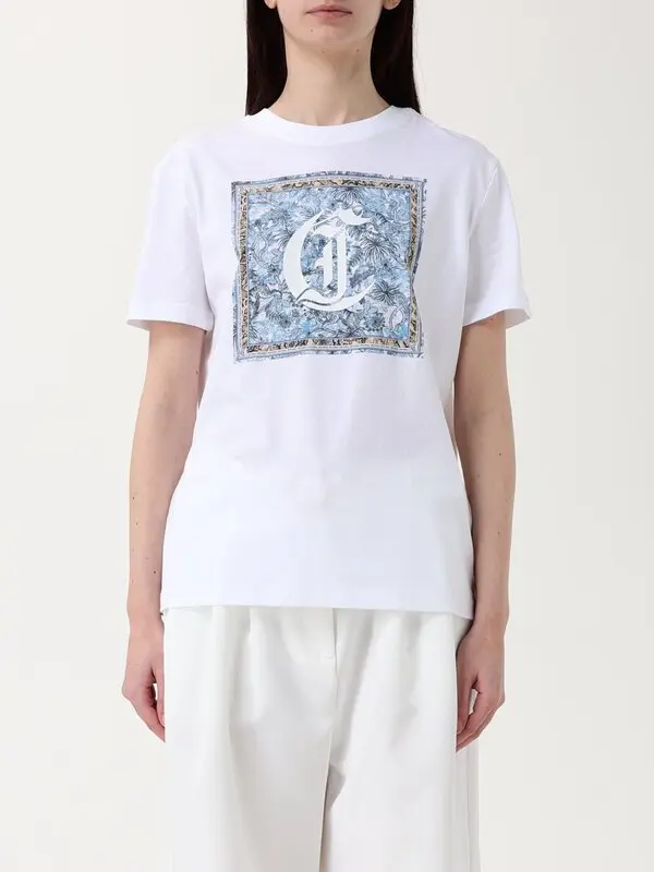 Just Cavalli Graphic T-shirt - White