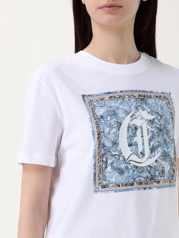 Just Cavalli Graphic T-shirt - White