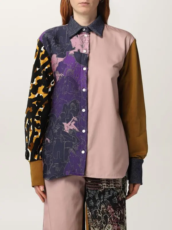 MARCO RAMBALDI Patchwork Shirt